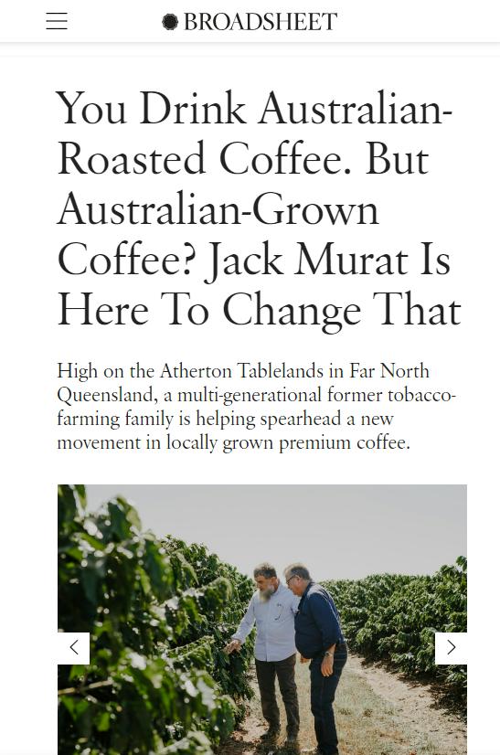 Jack Murat | Media & Brand Collaborations | Jack Murat Coffee Australia